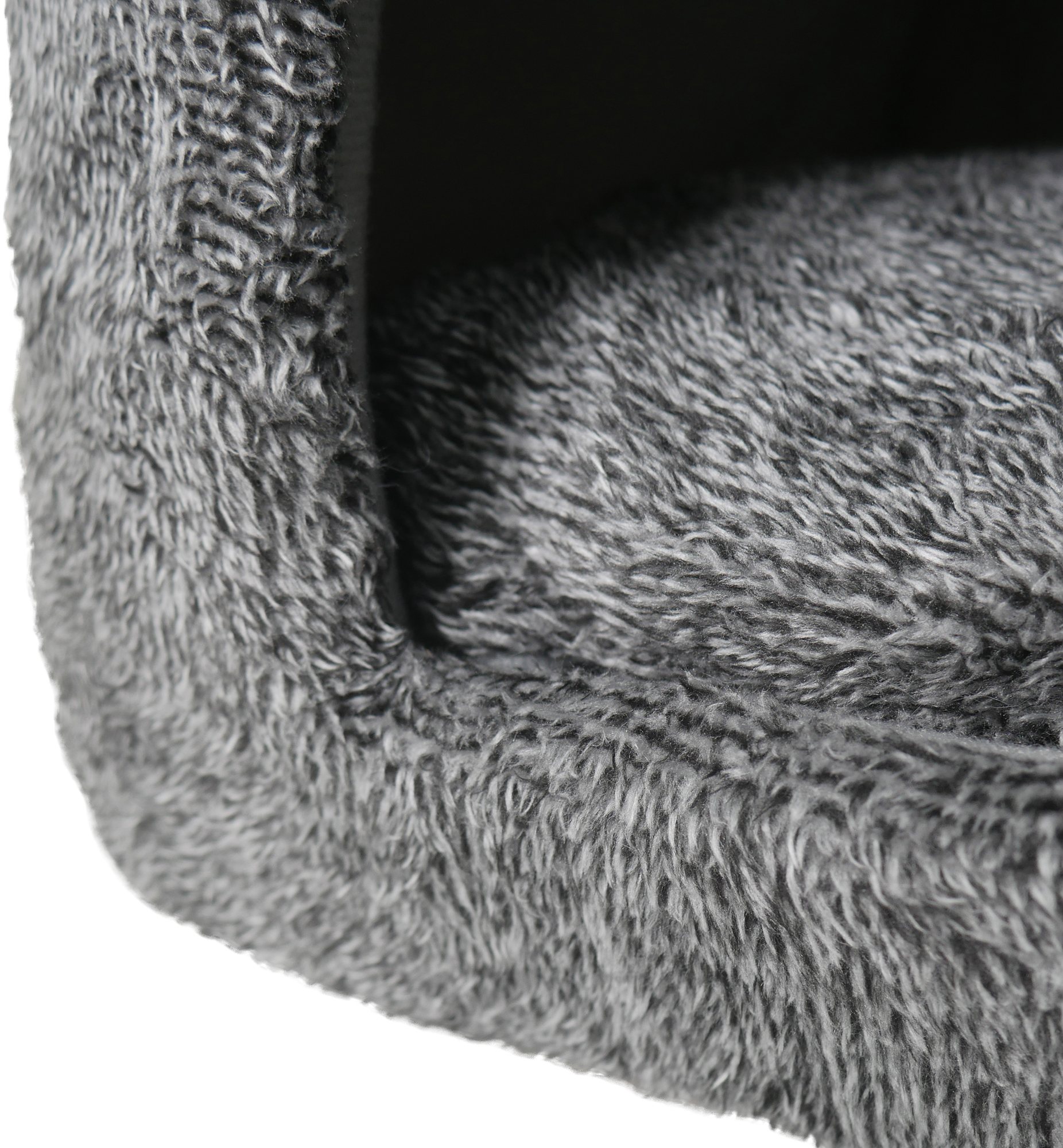 Rosewood Pet Products 40 WINKS Grey Teddy Bear Cat Bed - Willowbrook ...