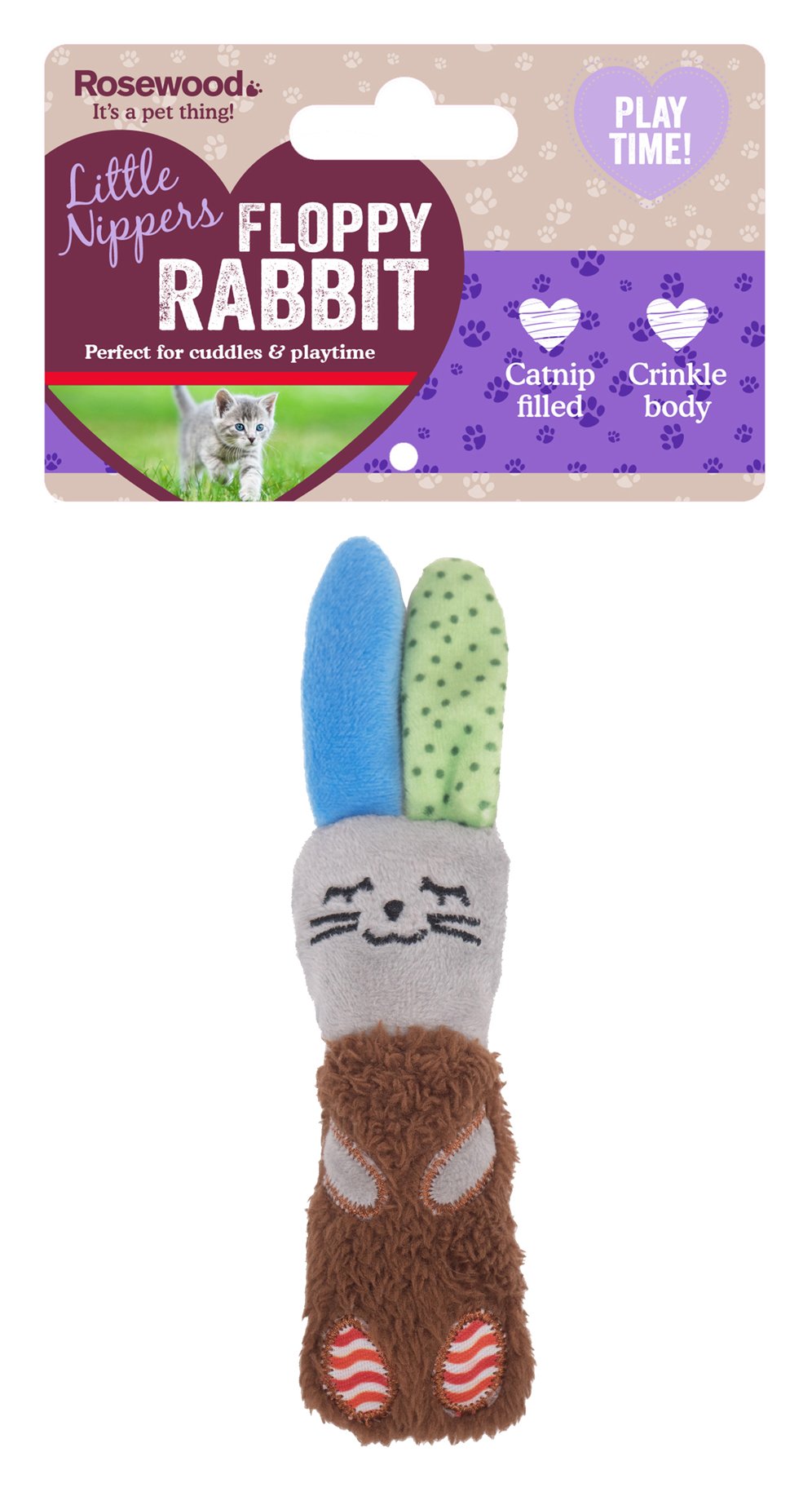 Rosewood Pet Products LITTLE NIPPERS Floppy Rabbit - Willowbrook ...