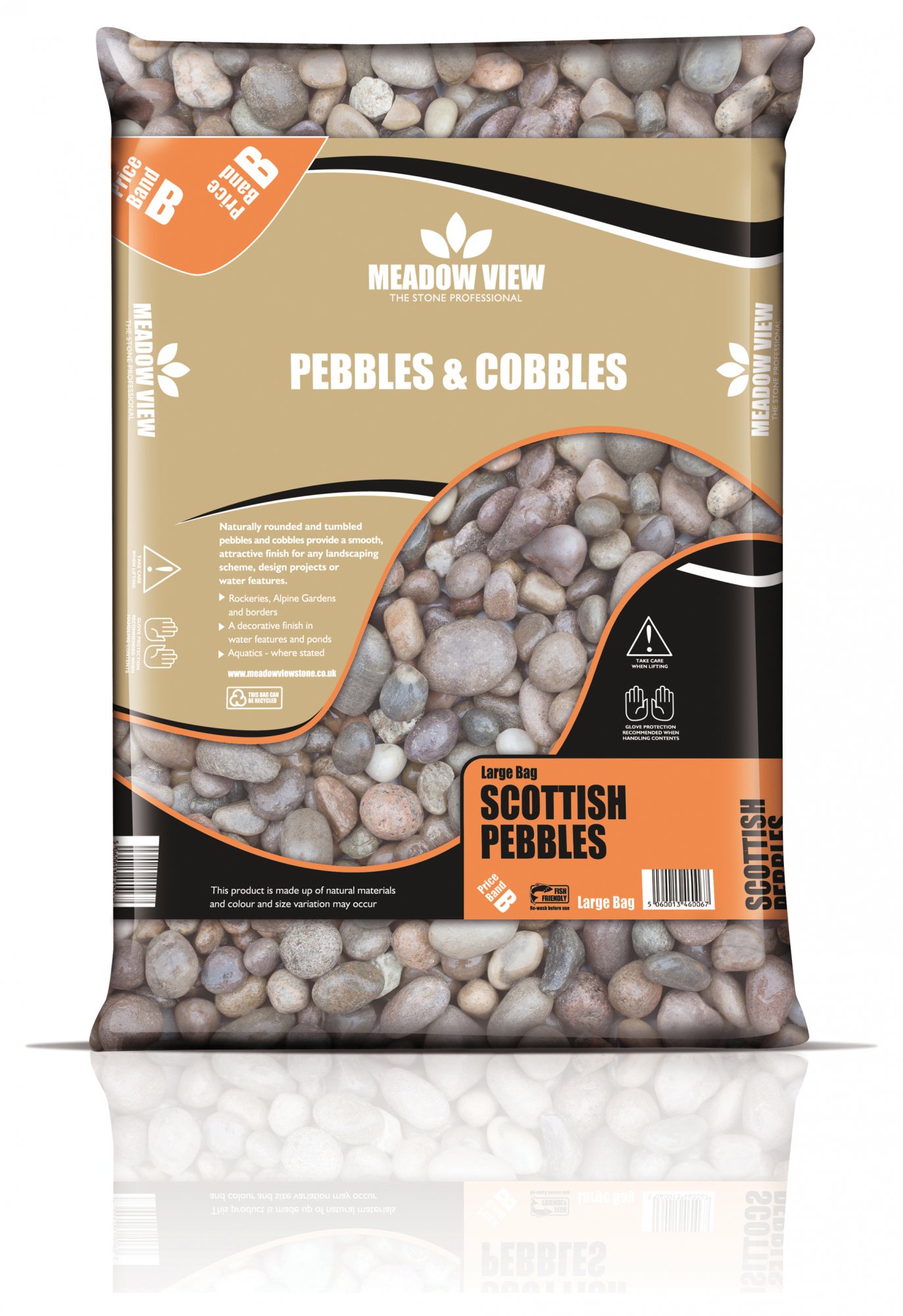 Meadow View PEBBLES & COBBLES Scottish Pebbles 20-30mm - Large Bag ...