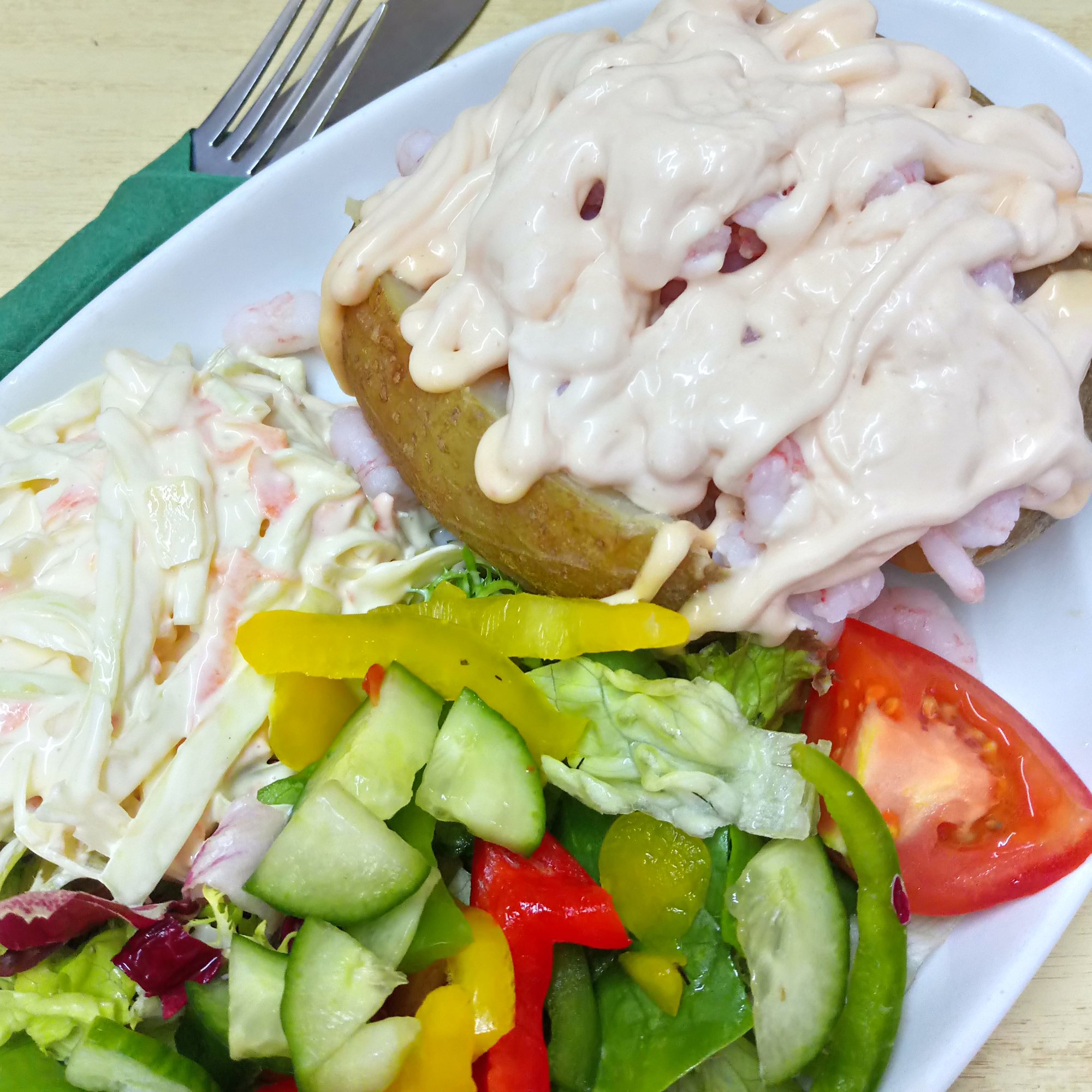 Jacket Potato Prawn Marie Rose - Willowbrook Nursery and Garden Centre