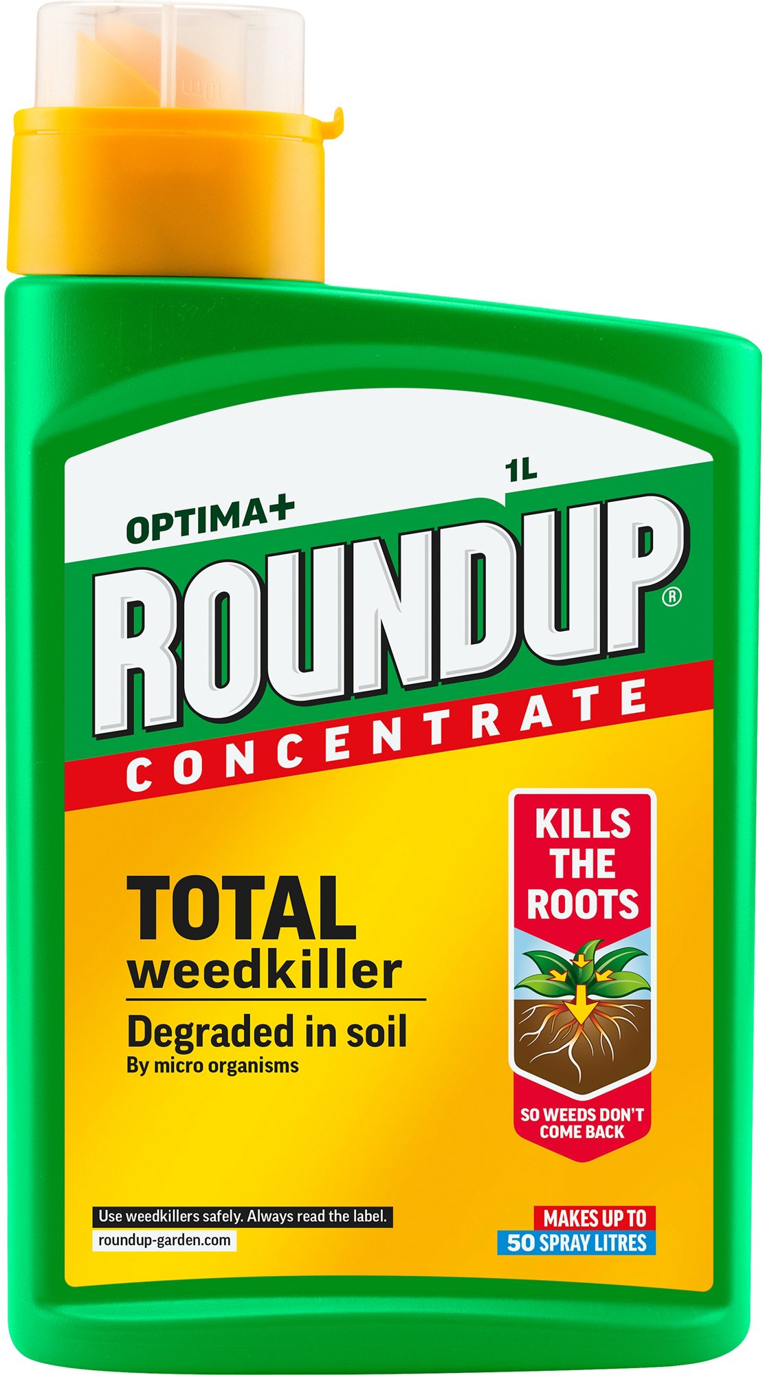 Roundup Weedkiller ROUNDUP Optima+ Concentrate Weedkiller 1L ...