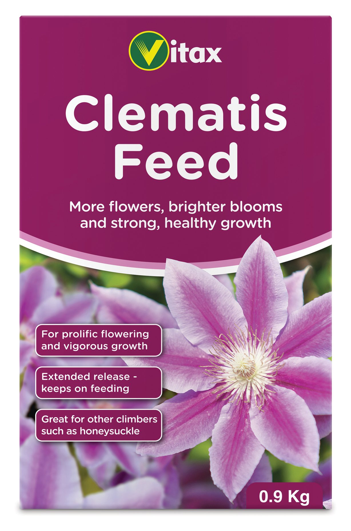 Vitax VITAX Clematis Feed 0.9kg - Willowbrook Nursery and Garden Centre
