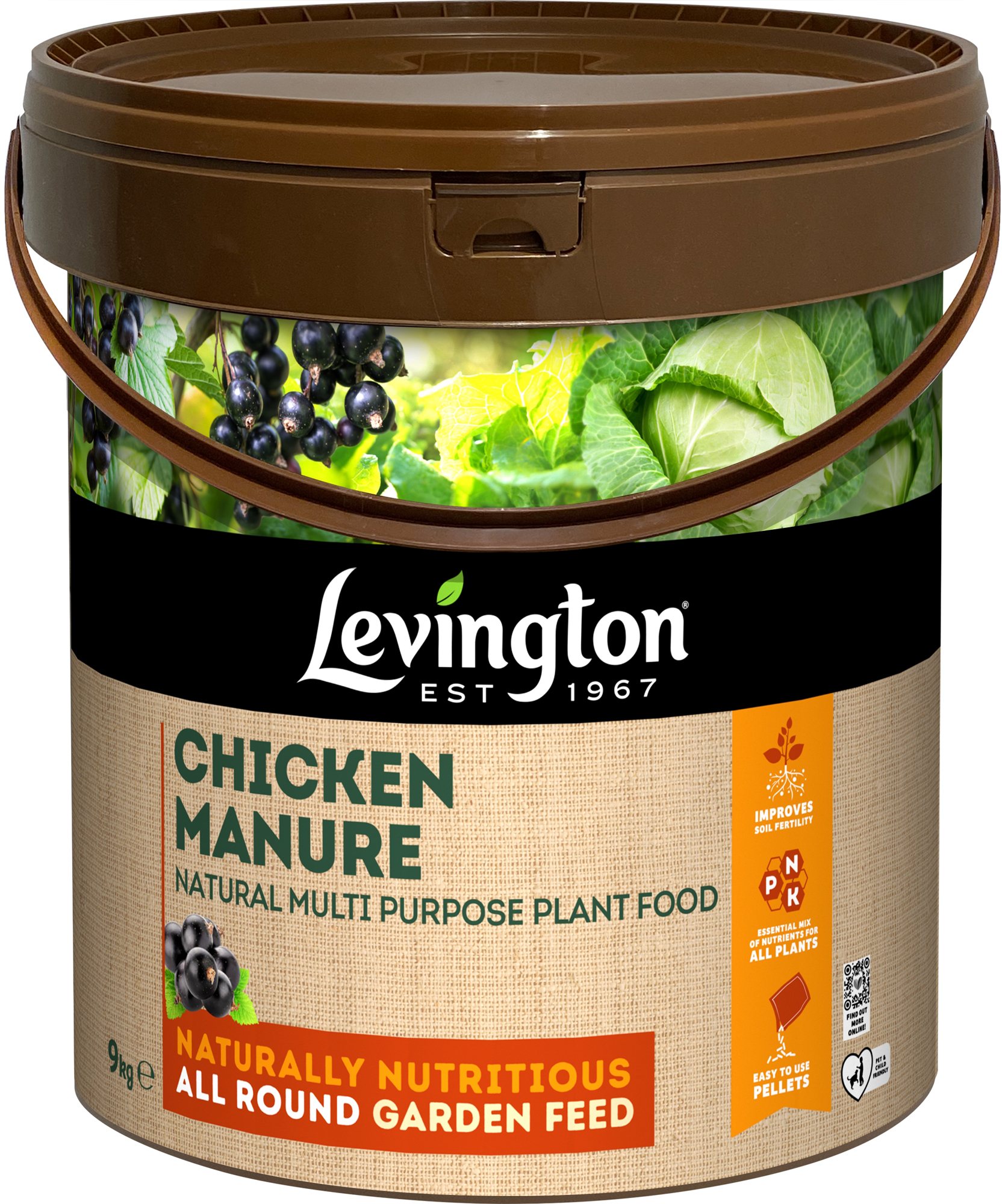 Levington LEVINGTON® Chicken Manure Multi Purpose Plant Food 9Kg ...