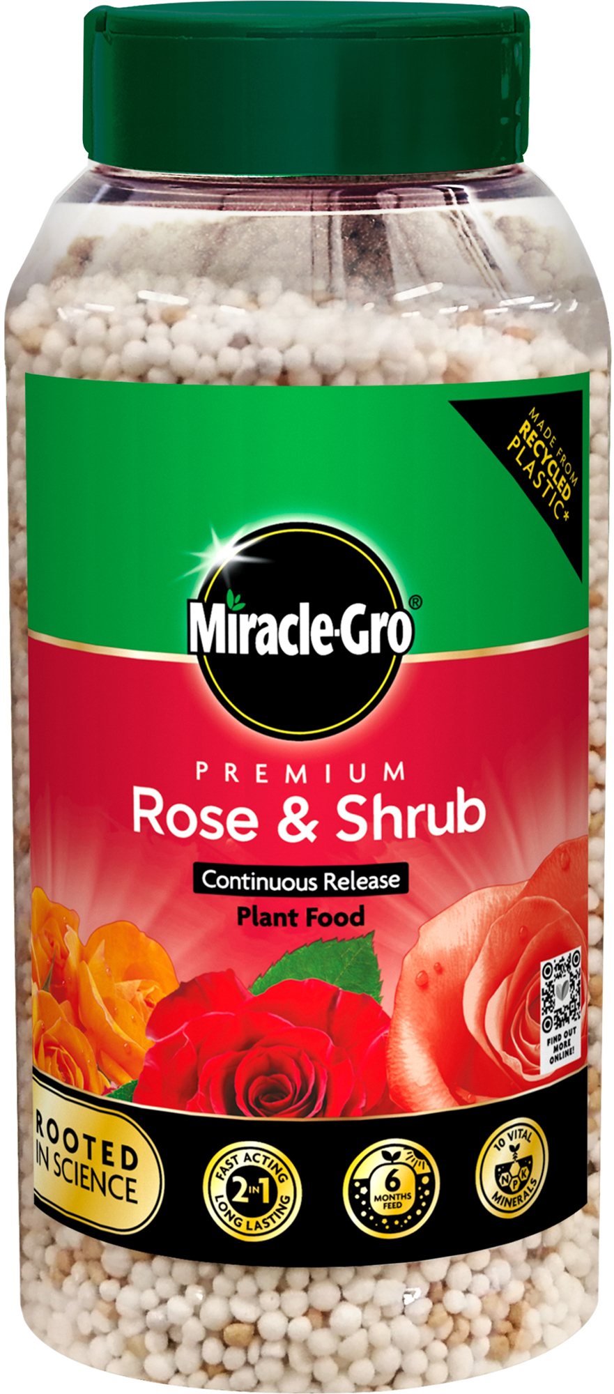 Miracle-Gro MIRACLE-GRO® Premium Rose & Shrub Continuous Release Plant Food 900g - Willowbrook ...