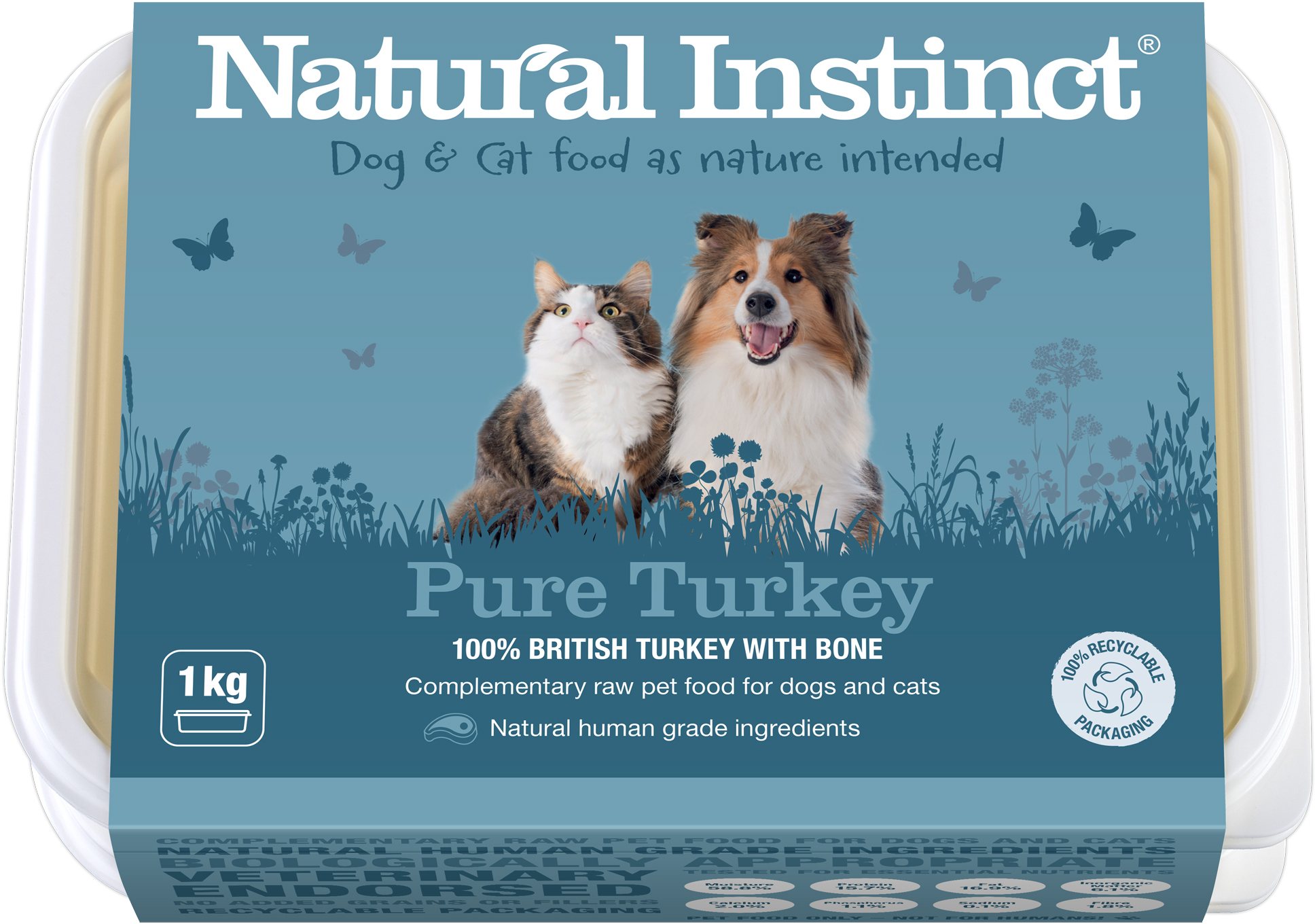 Natural Instinct NATURAL INSTINCTS PURE Turkey 1kg - Willowbrook ...