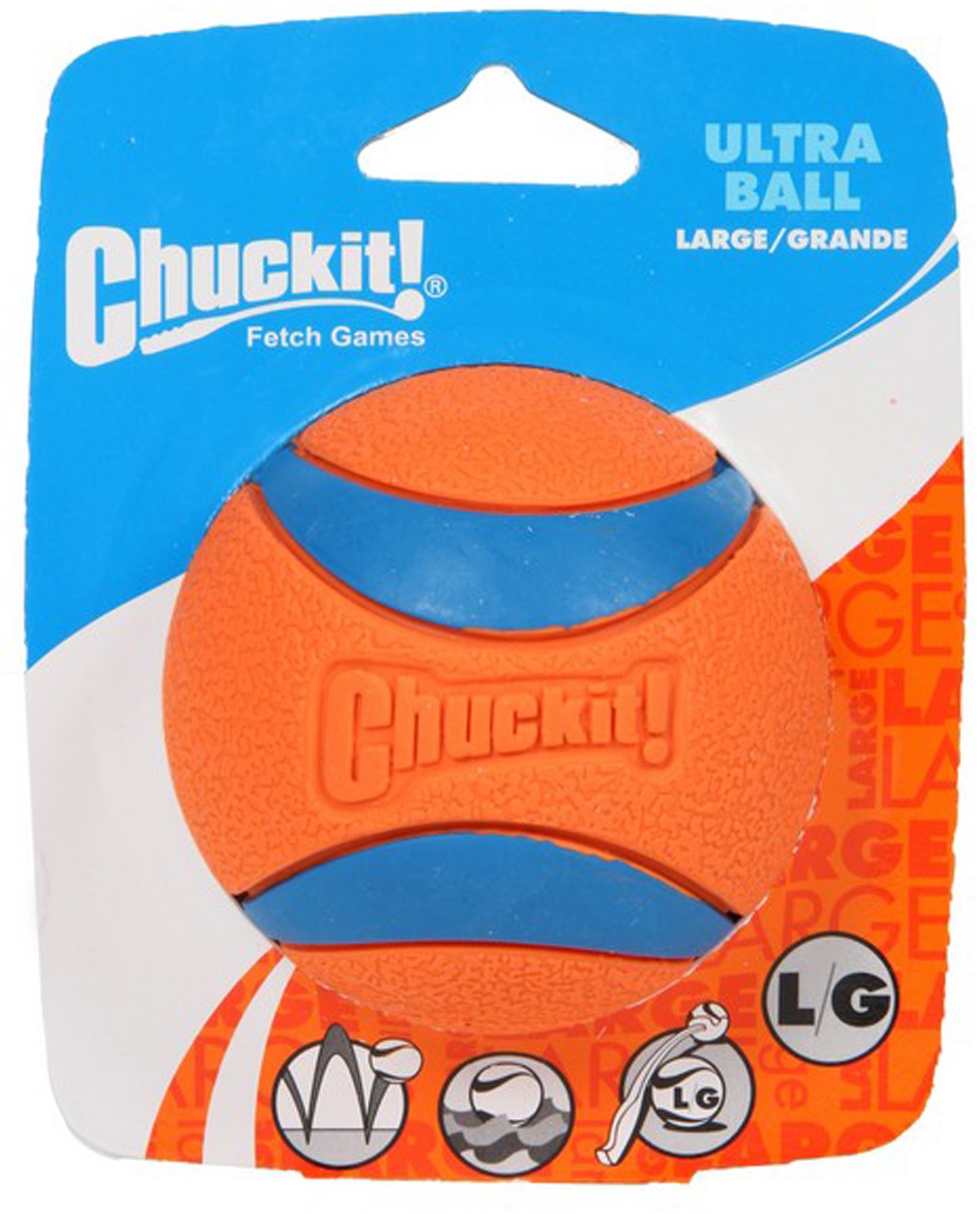 Chuckit! Ultra Ball Large 1pk 7.3cm - Willowbrook Nursery and Garden Centre
